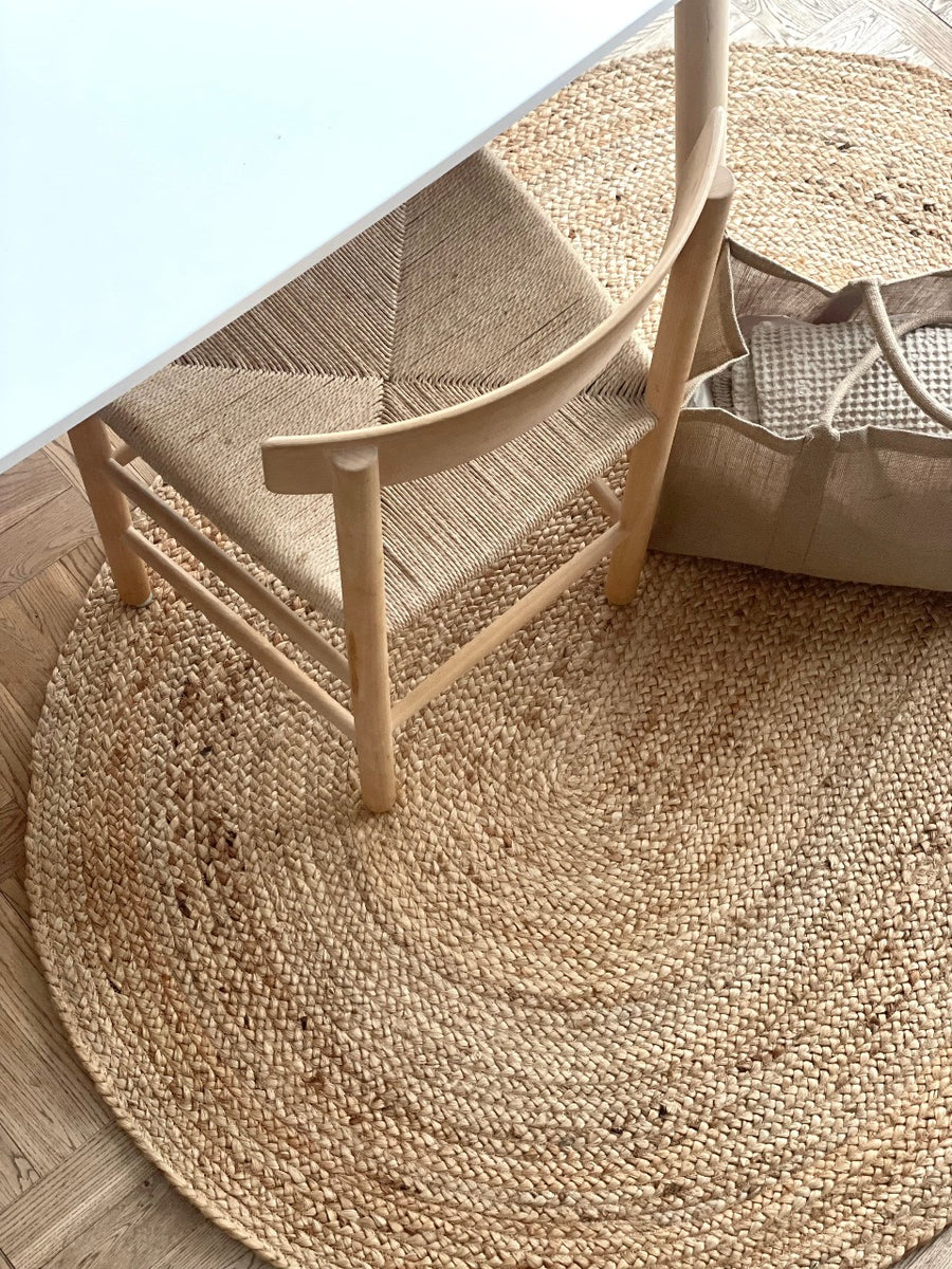 Matta 'Jute' Oval 120x170 | Hayven – HAYVEN